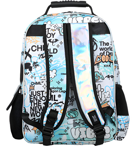 MOCHILA ESCOLAR ESPALDA 16 DRAGON CHIMOLA
